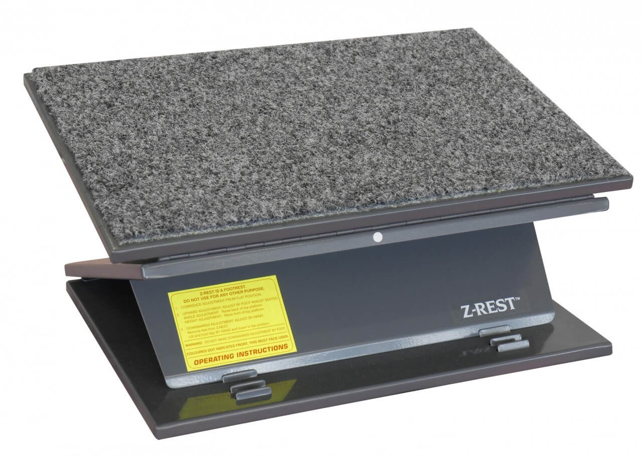 Z-Rest Ergonomic Metal Foot Rest - Back Centre